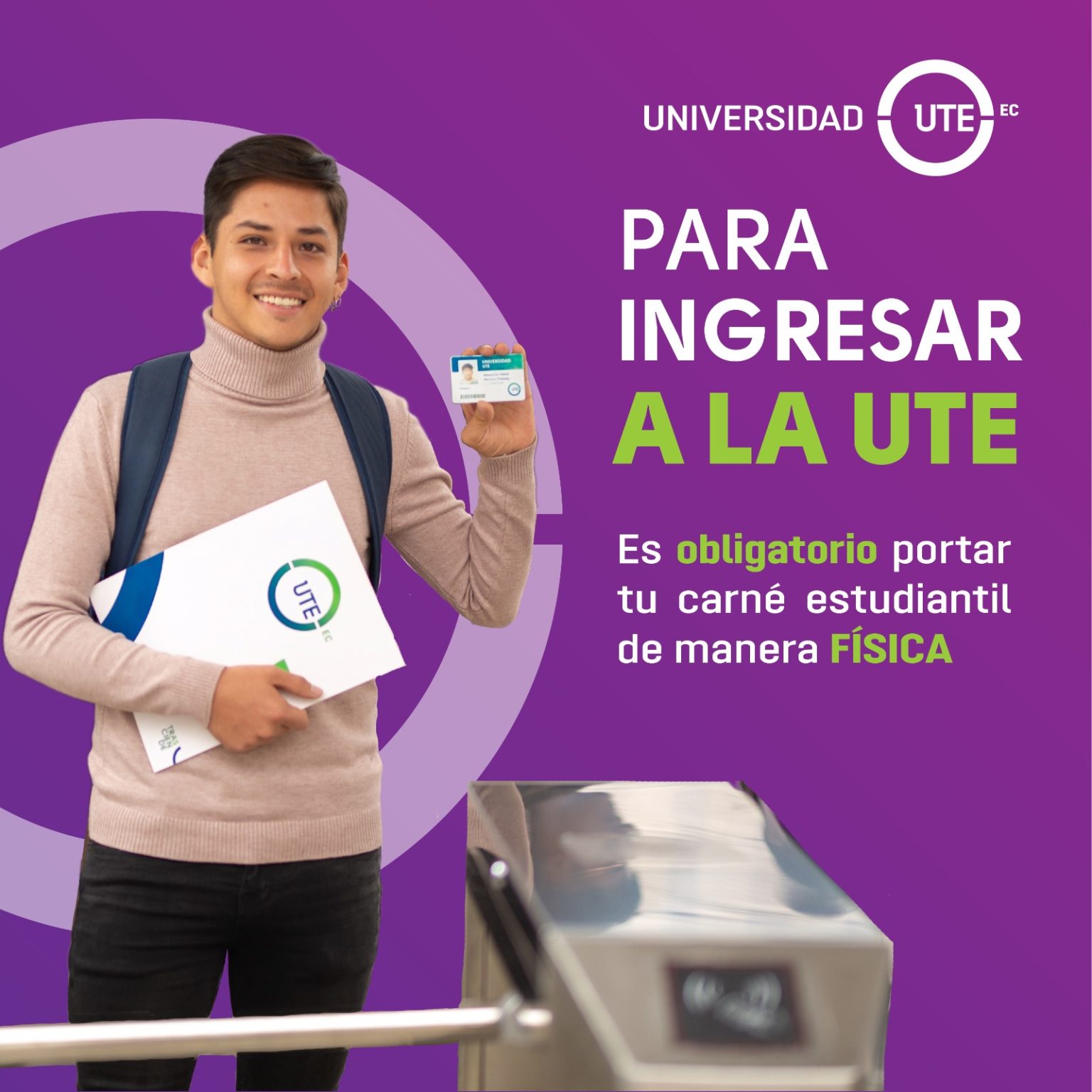 ACCEDE A LA CREDENCIAL UTE PARA FACILITAR TU INGRESO A NUESTRAS ...